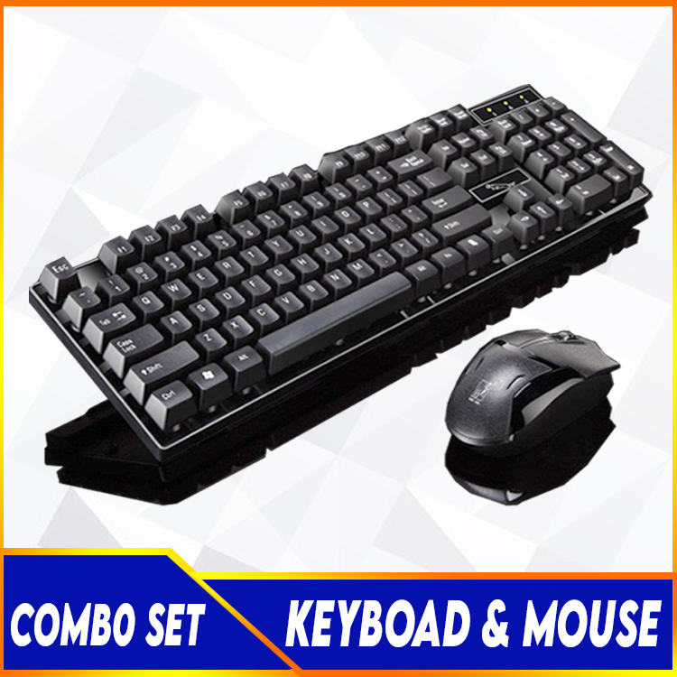 Desktop Computer Usb Wired Universal Keyboard And Mouse Set | Lazada PH