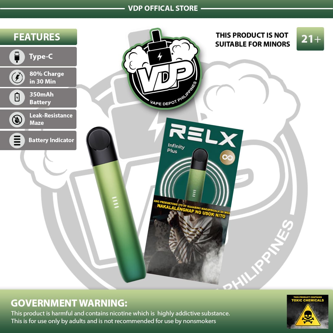 Relx Infinity & Infinity Plus Device Kit VDP Vape Depot Philippines ...