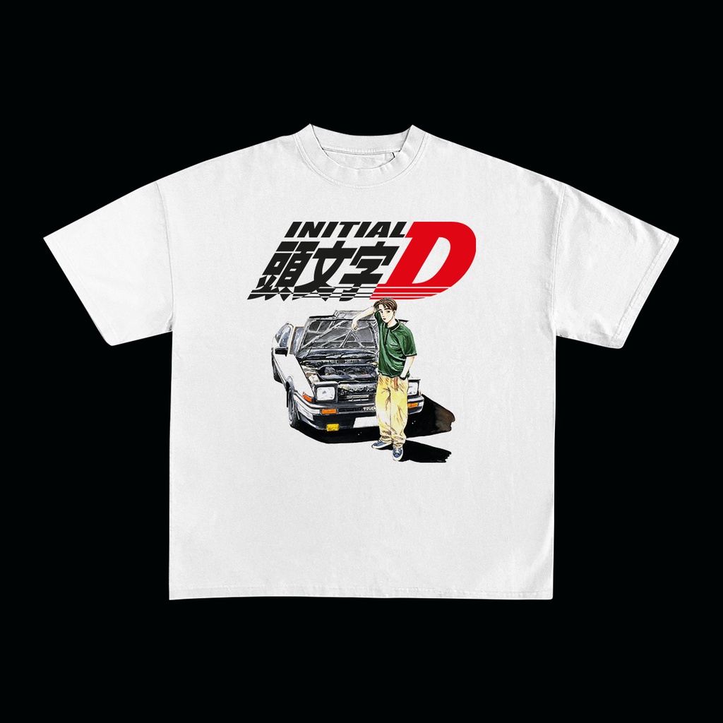 [HOT] Initial D #2 Oversized Tee / | Lazada PH