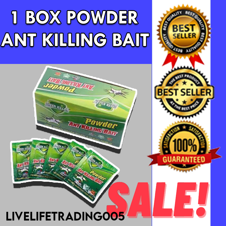 Best Seller 1 BOX POWDER ANT KILLING BAIT (50 PCS) | Effective Powder ...