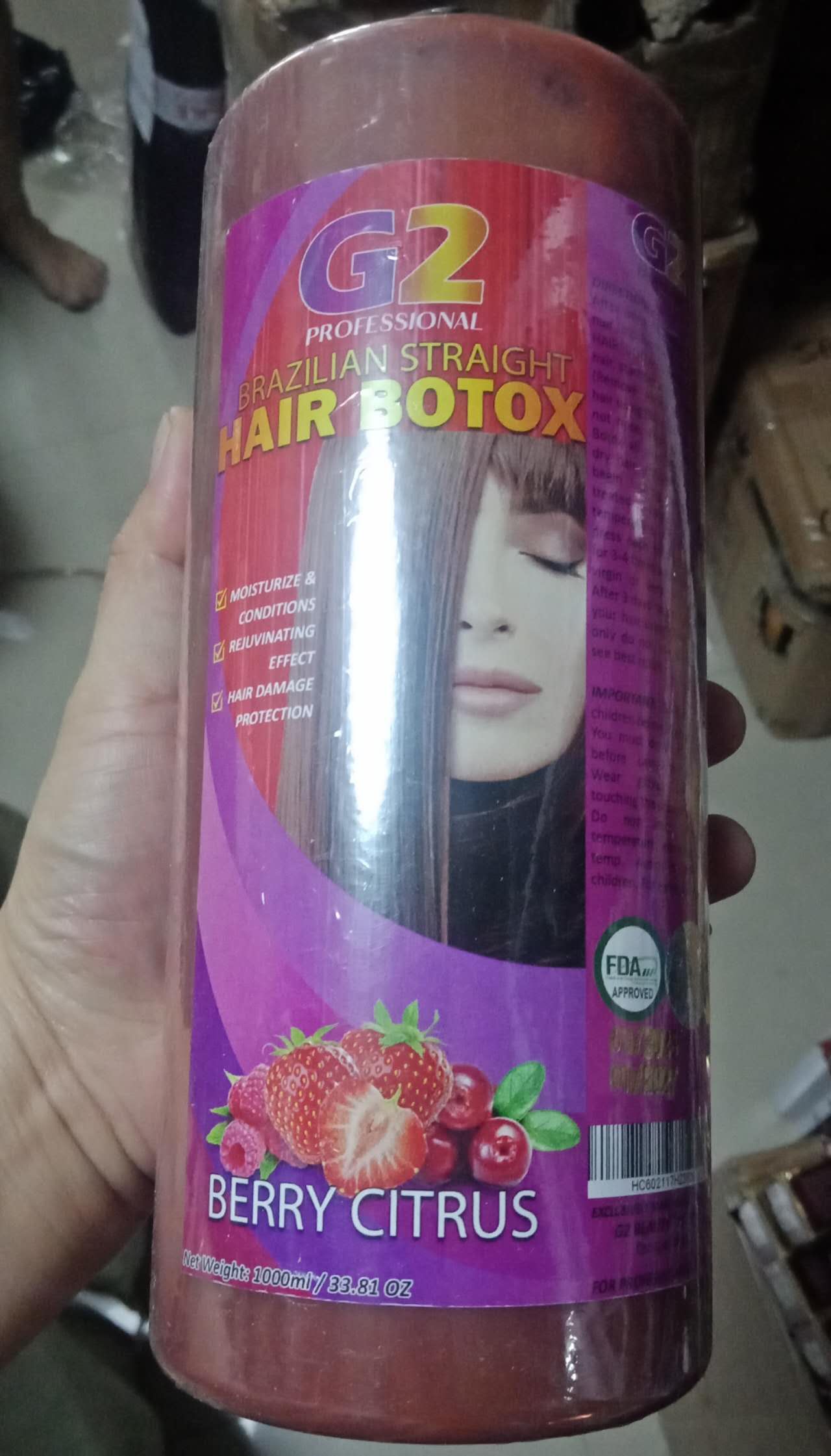 Upgraded version G2 BRAZILIAN HAIR BOTOX TREATMENT 1000ml | Lazada PH