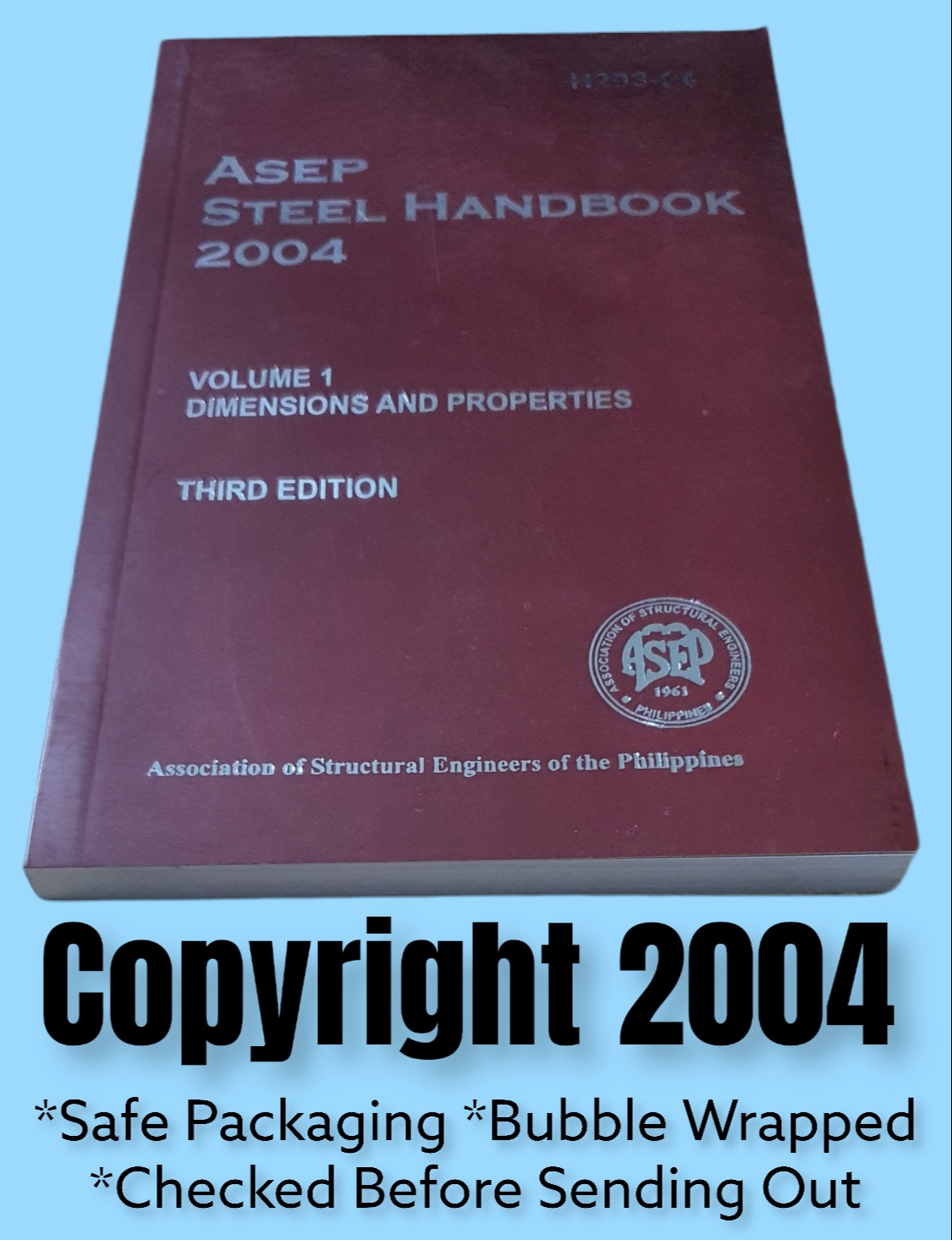 ASEP Steel Handbook 2004 Volume 1 | Lazada PH