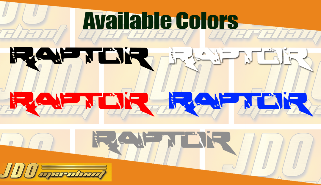 FORD RAPTOR 2Pcs Side Bed Lettering Decals Sticker | Lazada PH