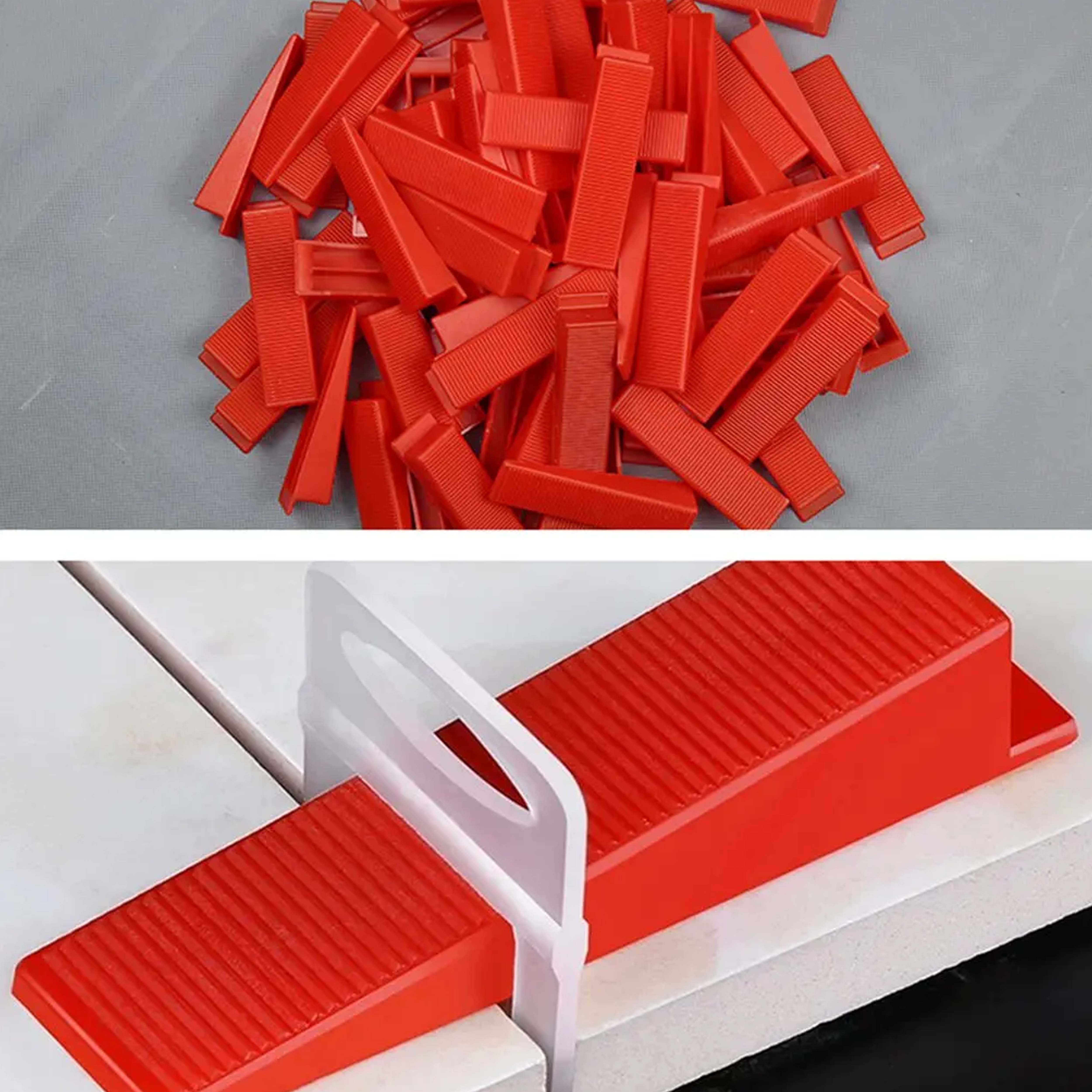 100pcs Insert Wedge Tile Leveler Tile Cross Tile clip Tile Leveling ...