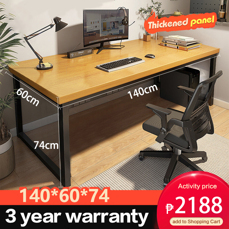 computer table Length 140cm study table for adult with drawer office ...