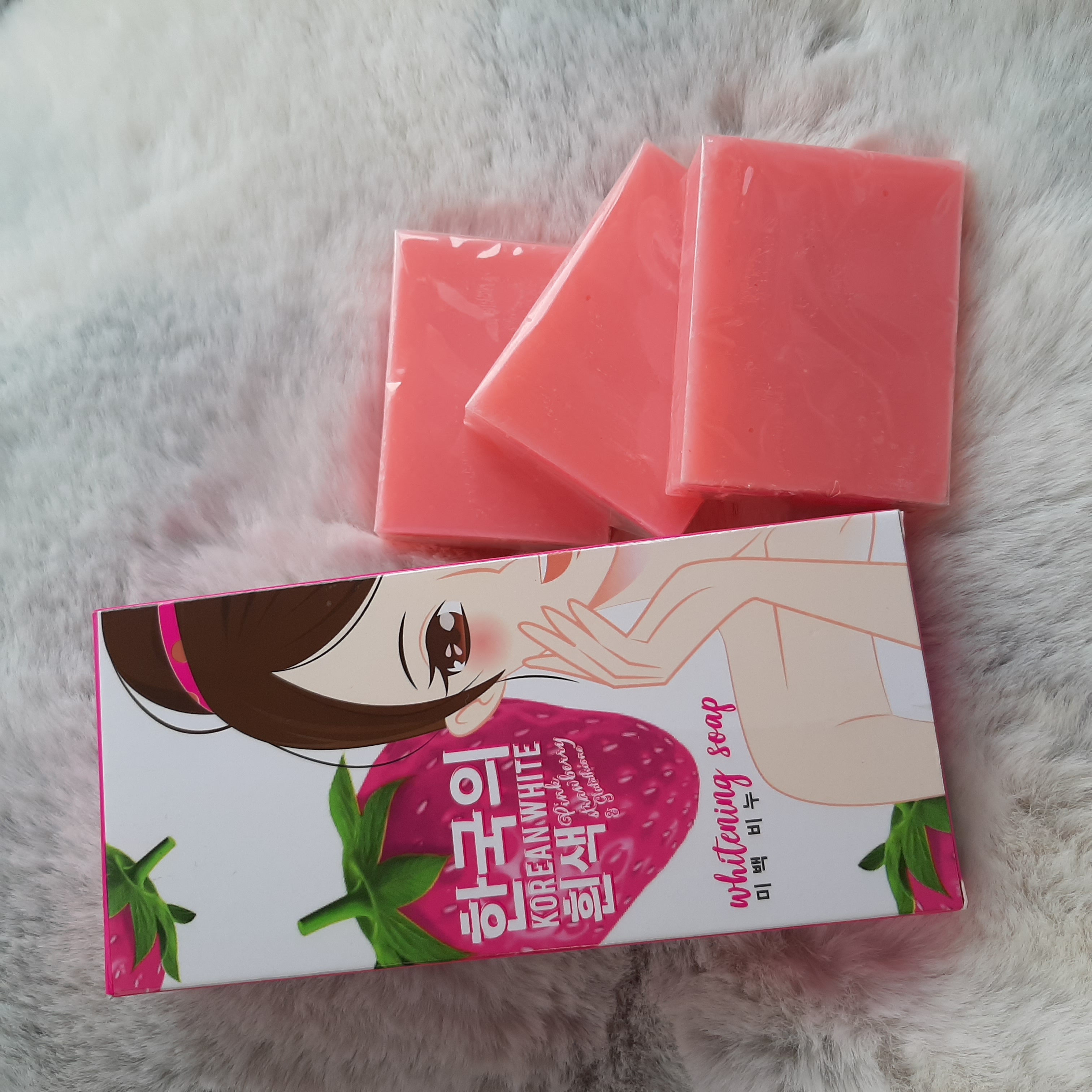 Korean White Whitening Soaps-Kojic Diamond Peel Whitening Soap or ...