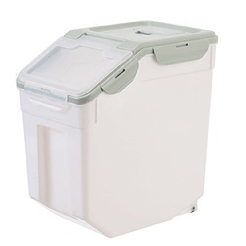 Rice dispenser 25kg storage plastic box container rice storage ...