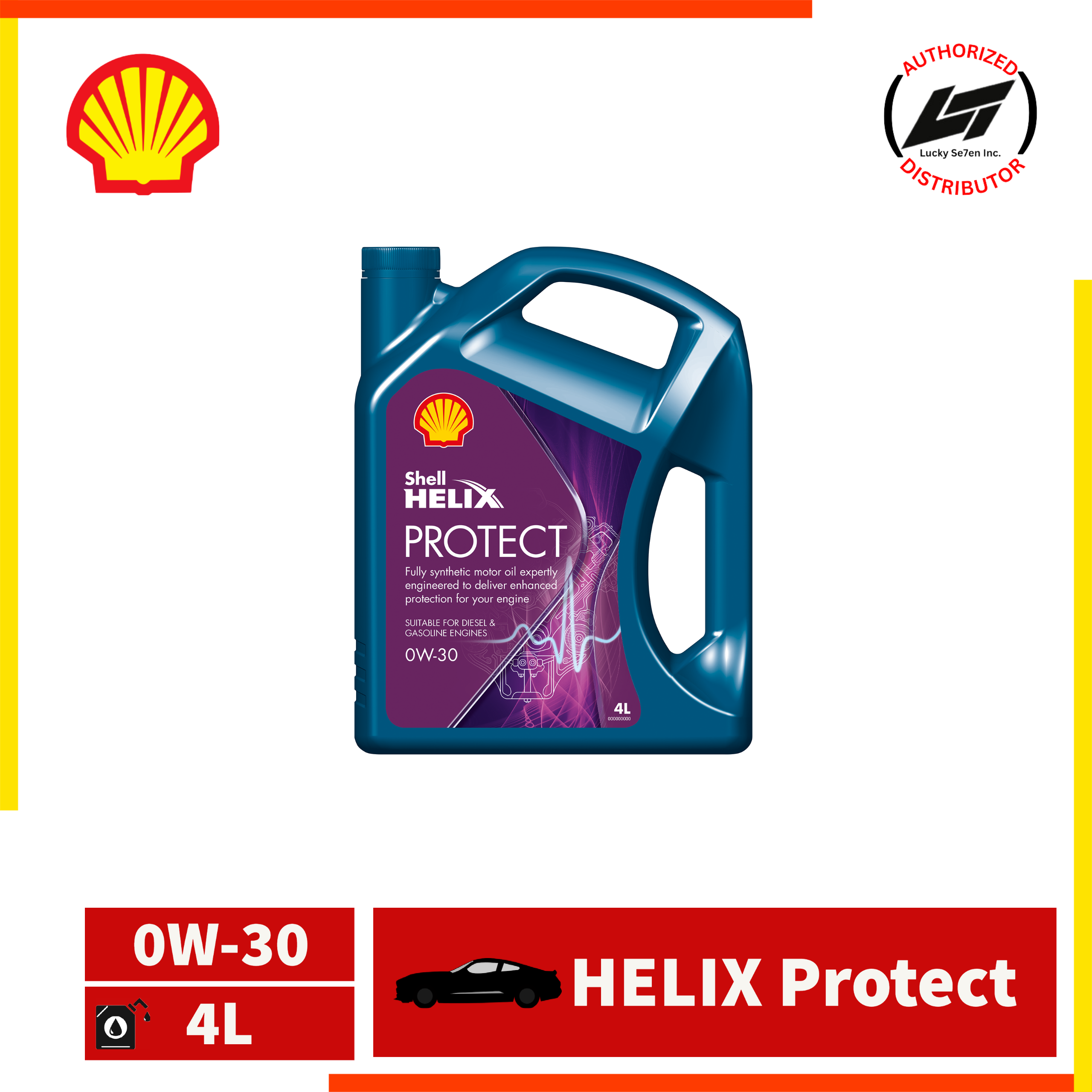 Shell Helix Protect 0W-30 4L | Lazada PH