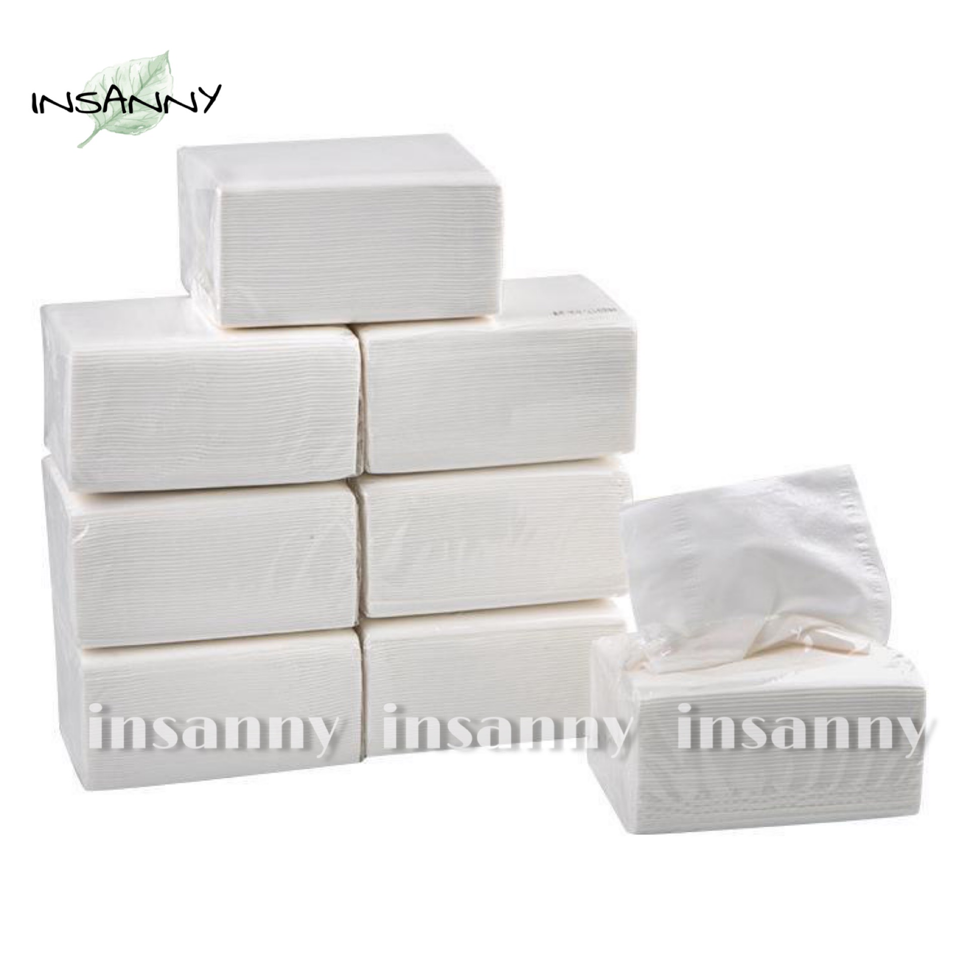 8packs Native Wood Pulp Facial Tissue Interfolded Paper Tissue | Lazada PH