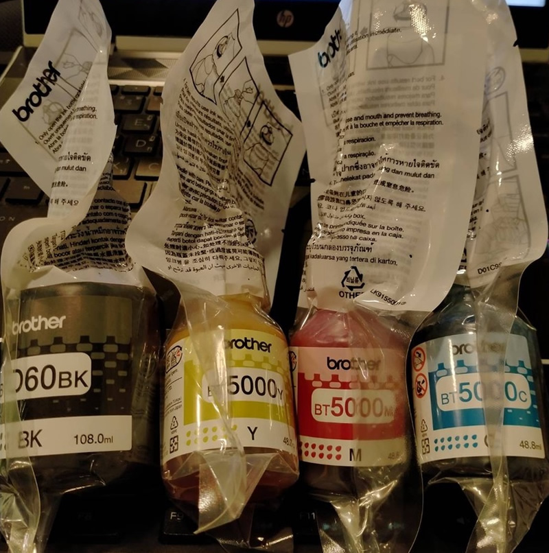 Brother BTD60Bk BT5000 BT6000 Original Ink Bottle BT6000bk | Lazada PH