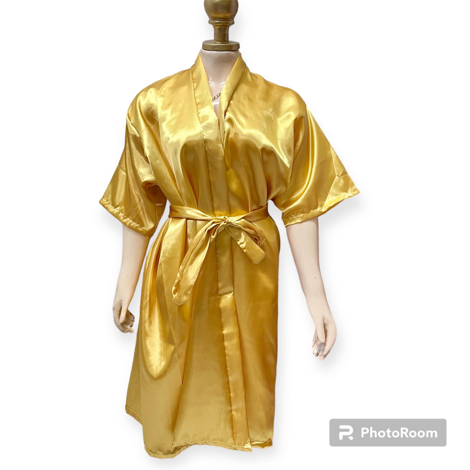 Satin Silk Bridal Robe Small up to 2XL Plus Size Entourage Bridesmaid ...