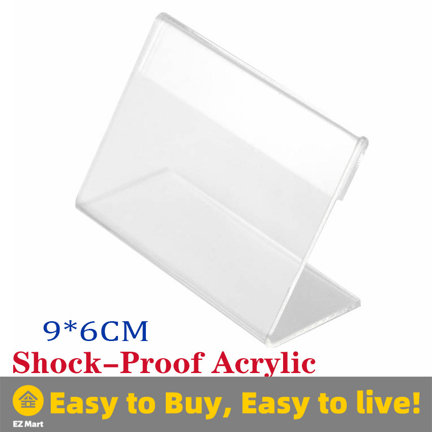 【Fast Shipping】 20/10/5PCS Acrylic Desk Sign Table Decoration Price Tag ...