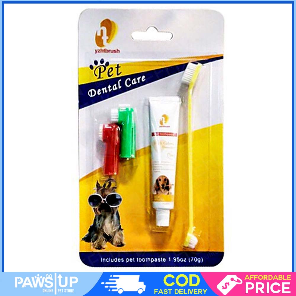 PawsUp Pet toothbrush, Toothpaste, Dental care, sipilyo, Pet essentials ...