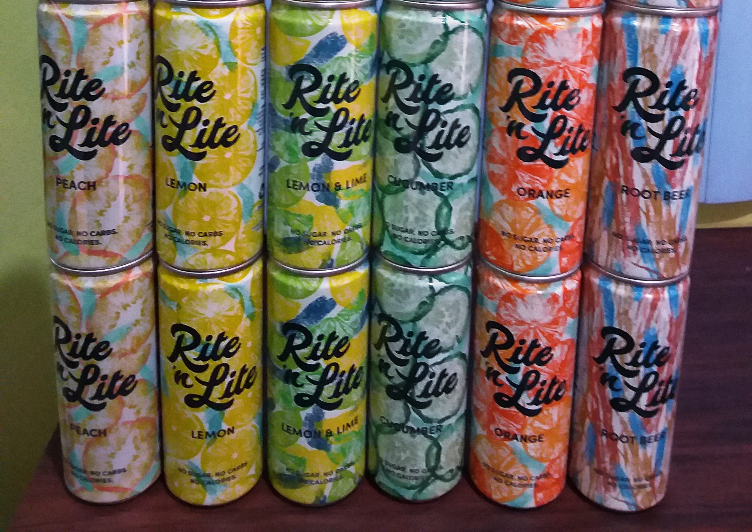 Rite 'n Lite (Assorted Flavors 250ml x 12pcs) Keto / Low Carb Soda ...
