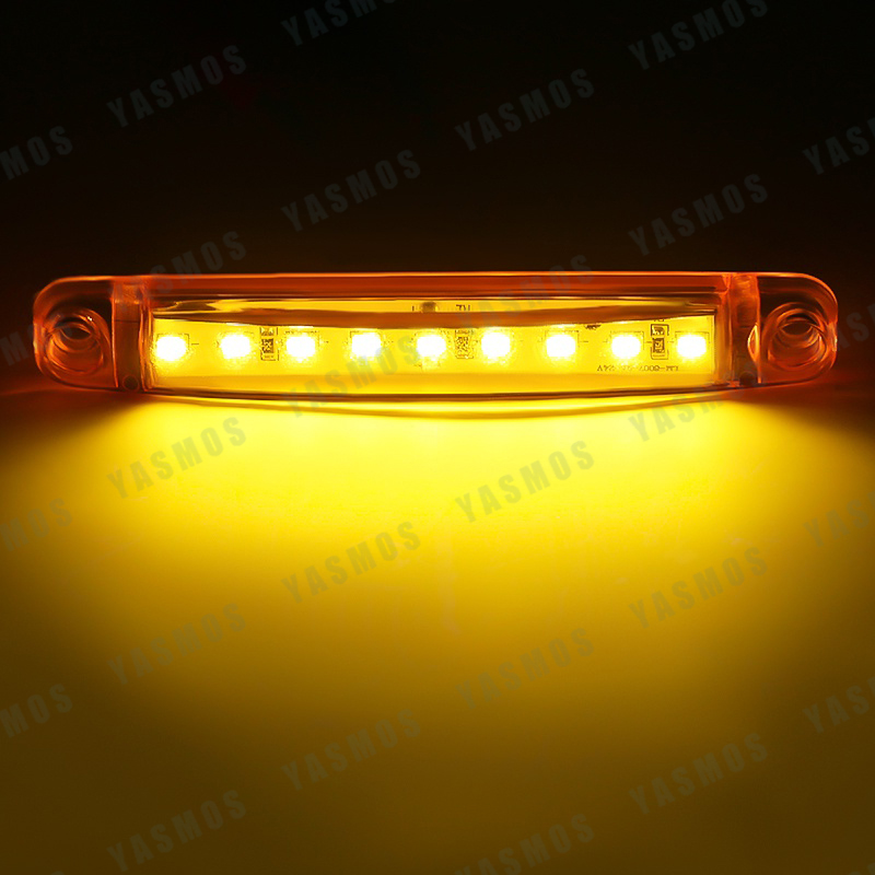24V 9LED Truck Bus vehicle LED Side Lights Pickup Marker Trailer Lamps ...
