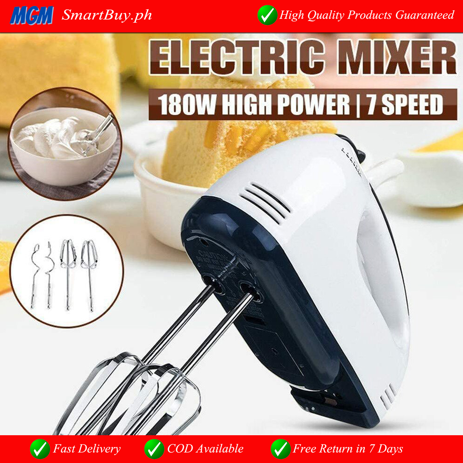 MGM SUPER HAND MIXER 7 SPEED | Lazada PH