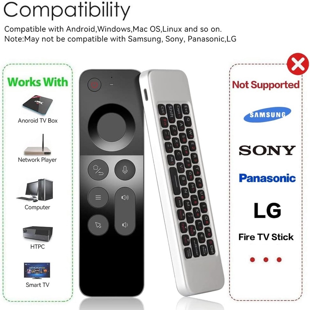 【New Original】 W3 2.4G Keyboard Control Learning Controller 6-Axis ...