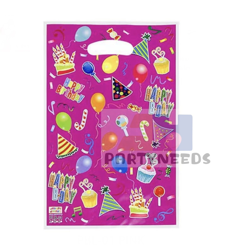 10pcs/pack happy birthday loot bag plastic bag gift bag party ...
