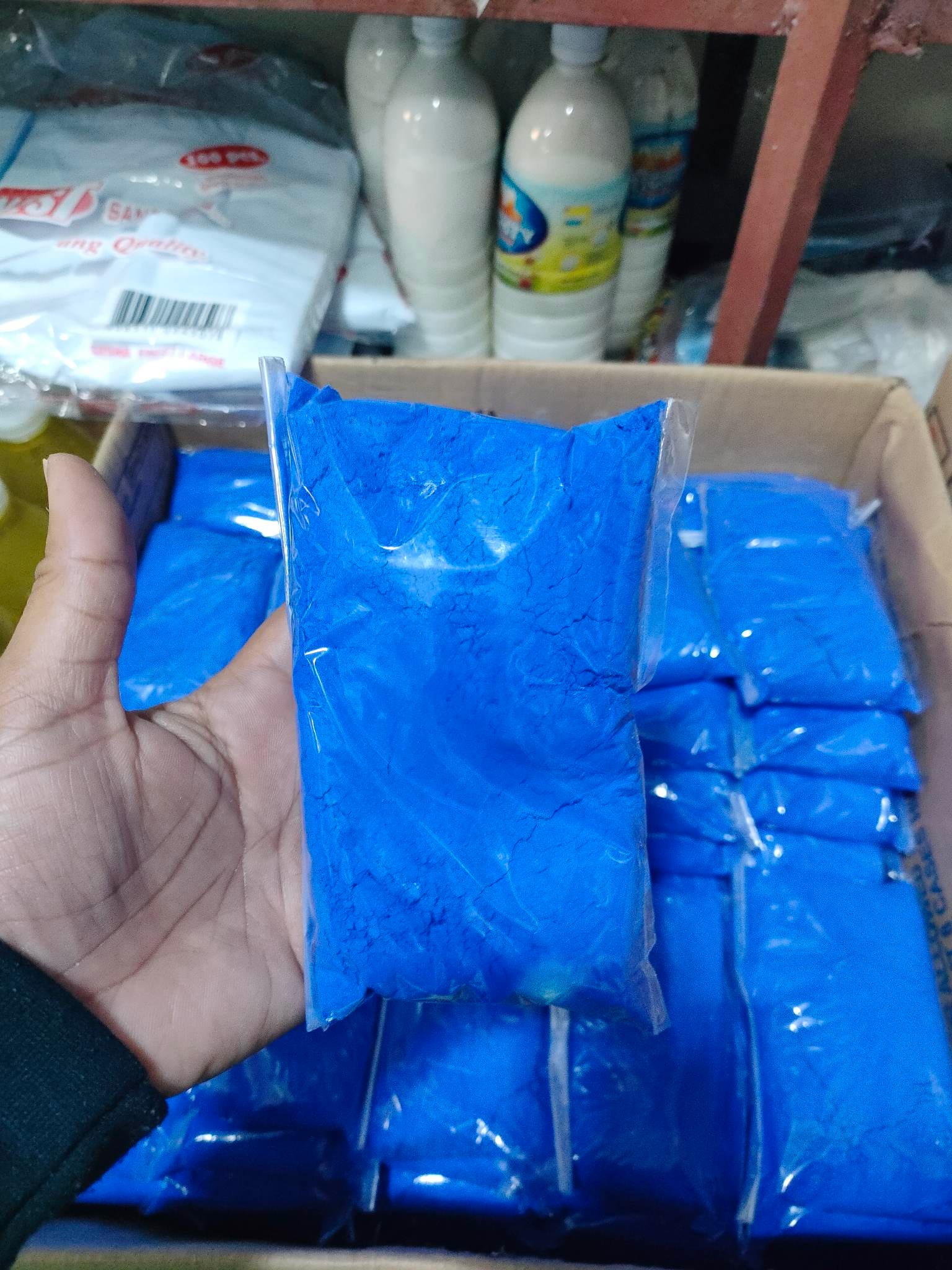 Blue Powder - TINA - ANIEL and Pure Bright Detergent Powder with Fabric ...