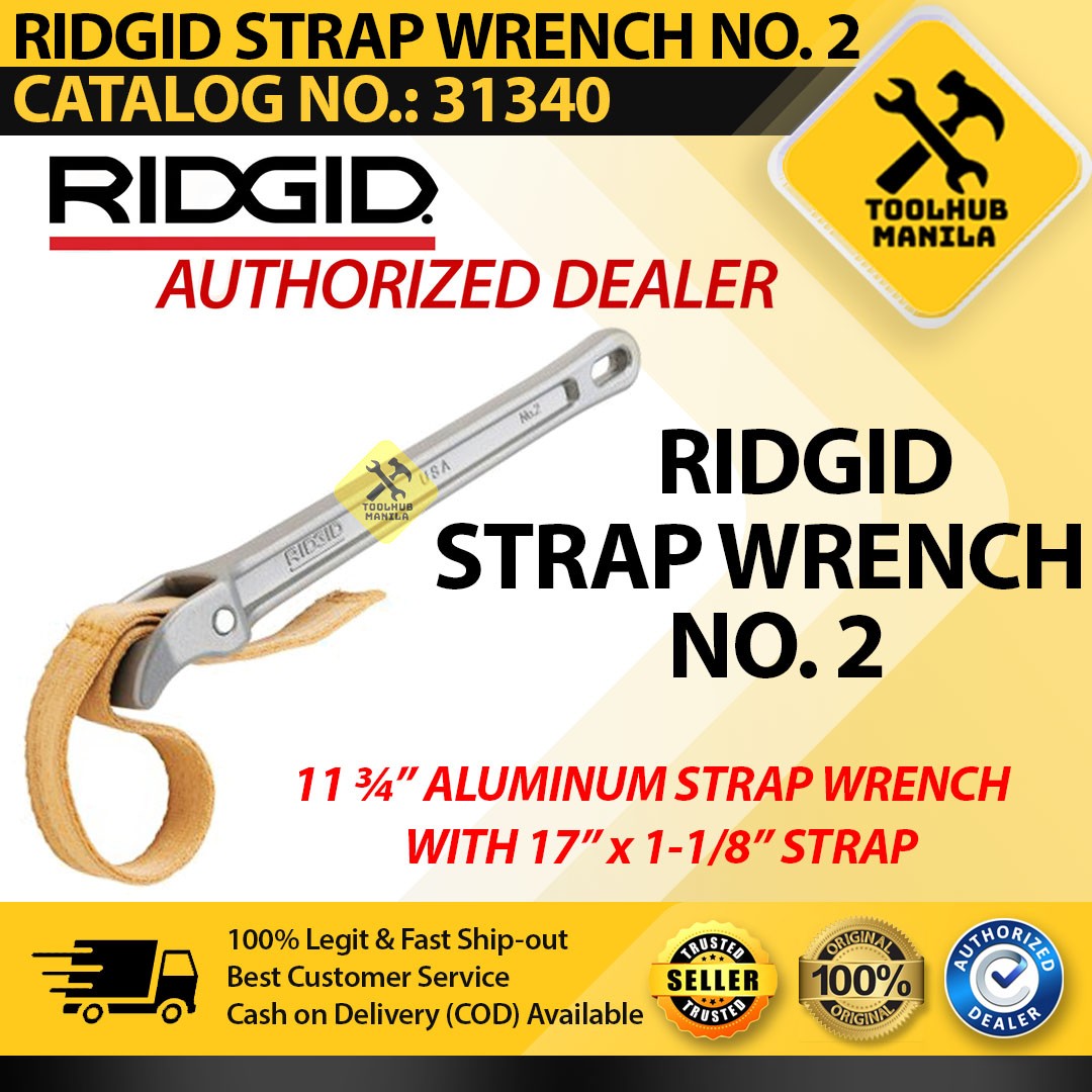 Ridgid Strap Wrench 17" No.2 Catalogue No. 31340 | Lazada PH