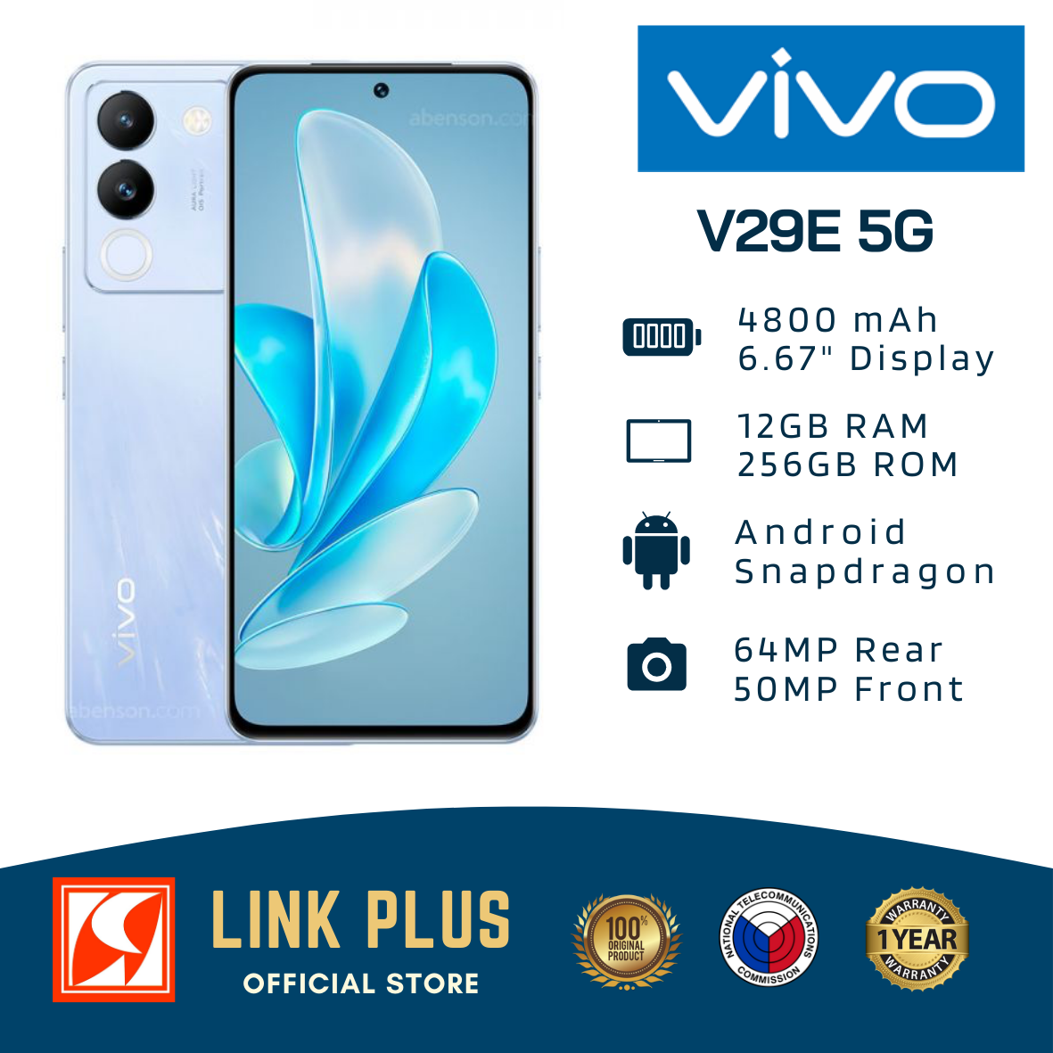 Vivo V29E 5G 12GB RAM +256GB ROM (Original and Sealed) | Lazada PH