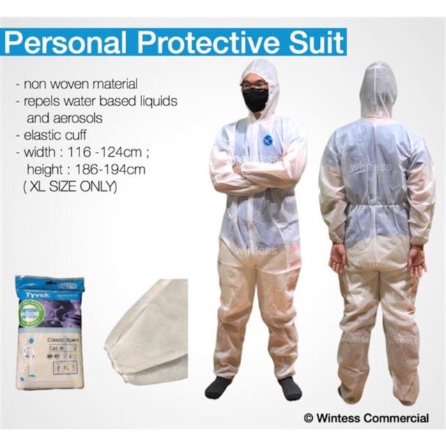 The new 2022 ♘Disposable Protective Coverall Protective Overalls Isolation Gown Safety Chemical ...