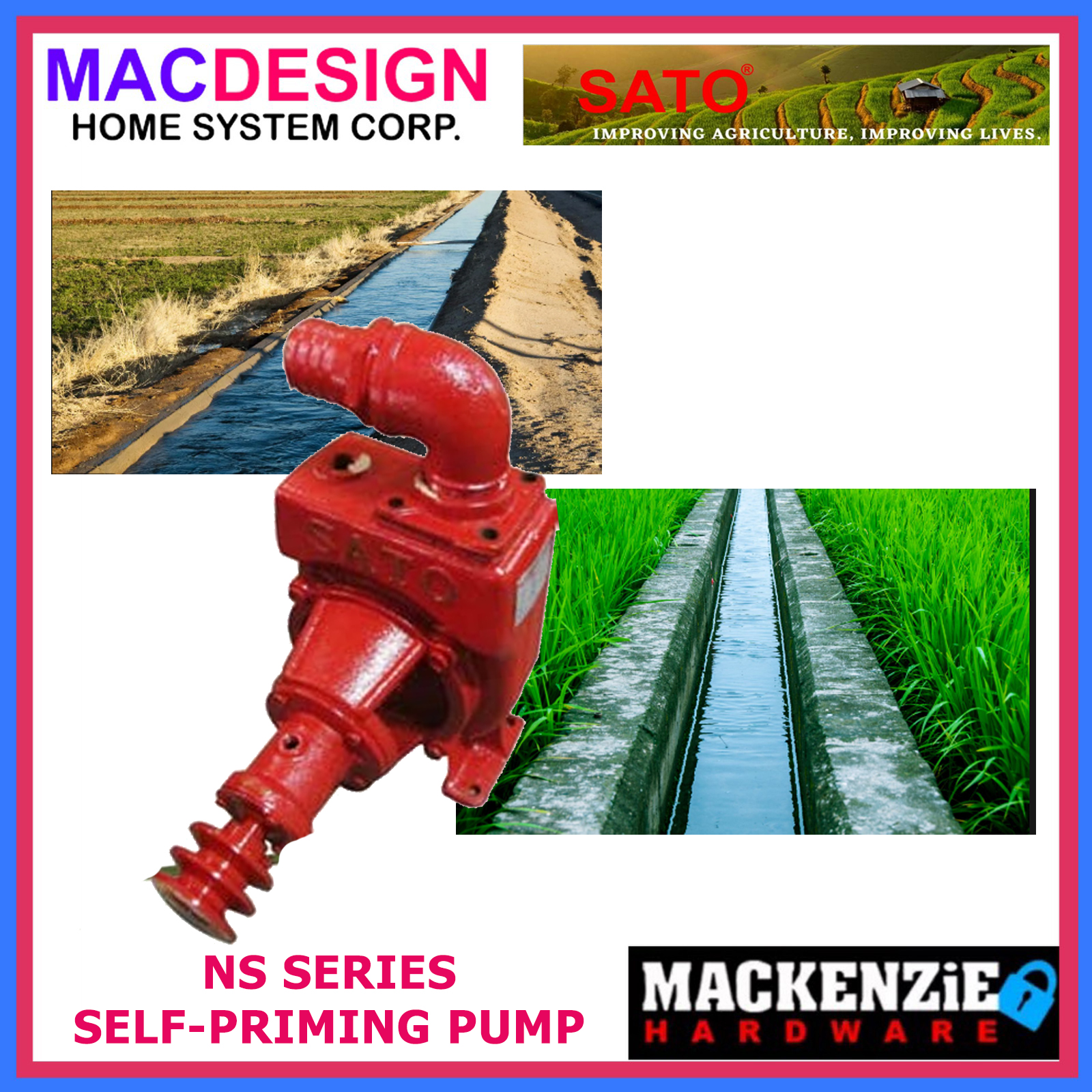 SATO NS SERIES SELF-PRIMING PUMP MACDESIGN HOME (OFFICIAL SELLER ...