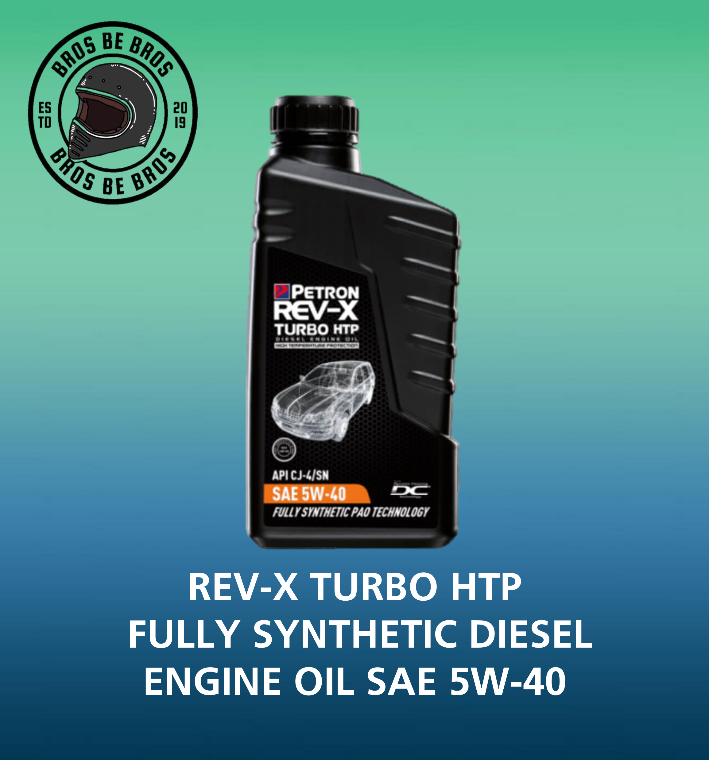 Petron Rev-X Turbo HTP Diesel Engine Oil SAE 5W-40 | Lazada PH