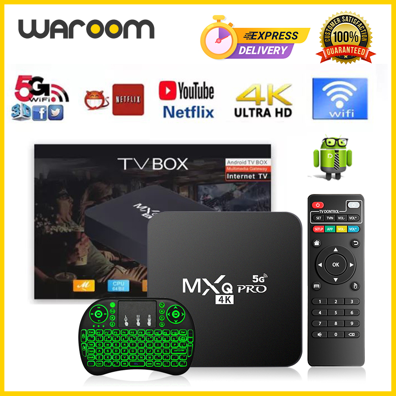 mx q pro 4k android tv box 5g smart tv 2022 8G RAM+128G ROM android smart tv box for non smart ...
