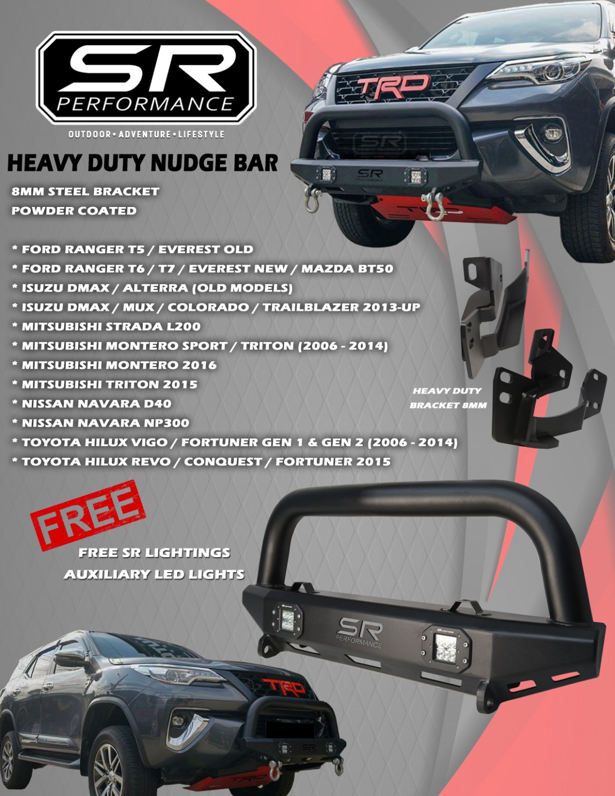 HEAVY DUTY NUDGE BAR | Lazada PH