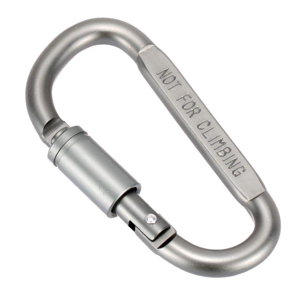 Lixada Aluminum Alloy D-ring Locking Carabiner Screw Lock Hanging Hook ...