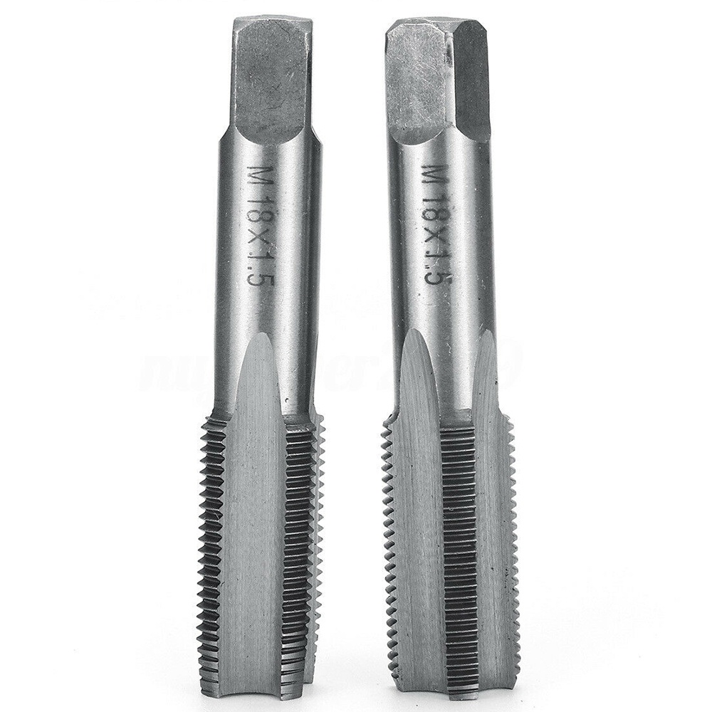 1 Pair Right Hand Machine M12 / M14 / M16/ M18 / M20 Straight Fluted ...