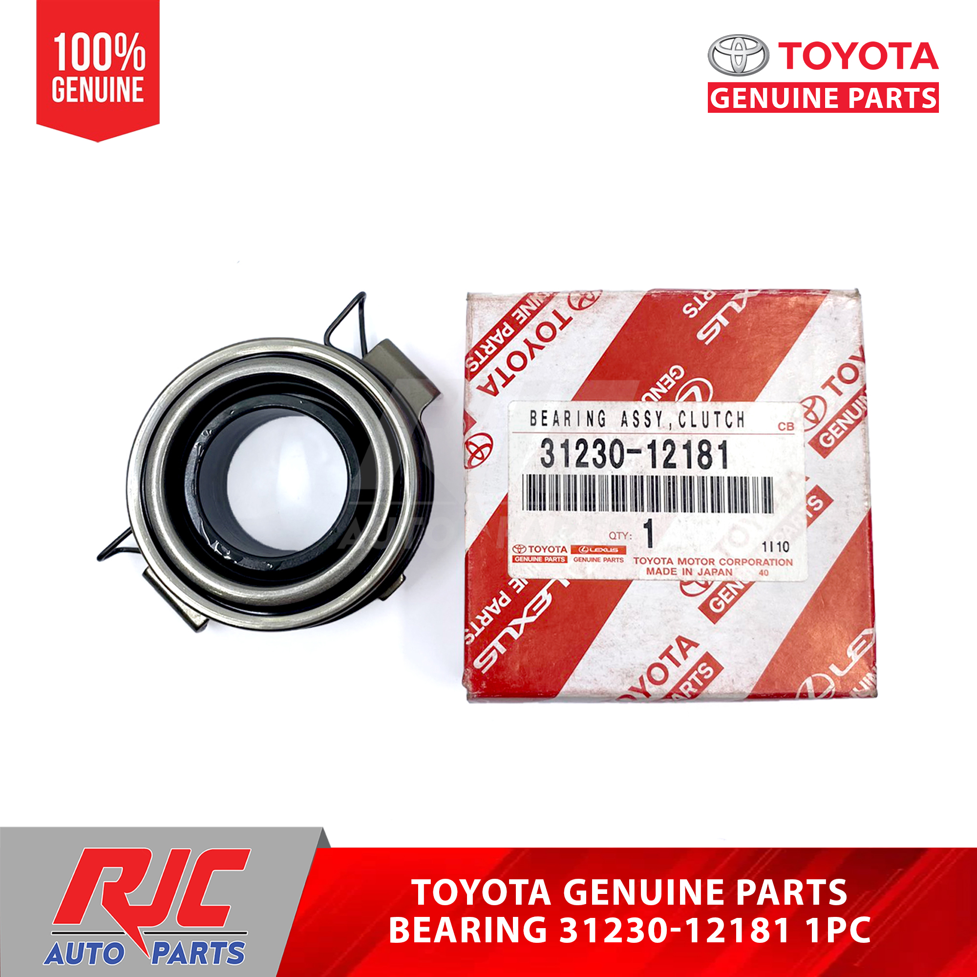 Toyota Genuine Clutch Release Bearing Toyota Vios 2003 - 2014 31230 ...