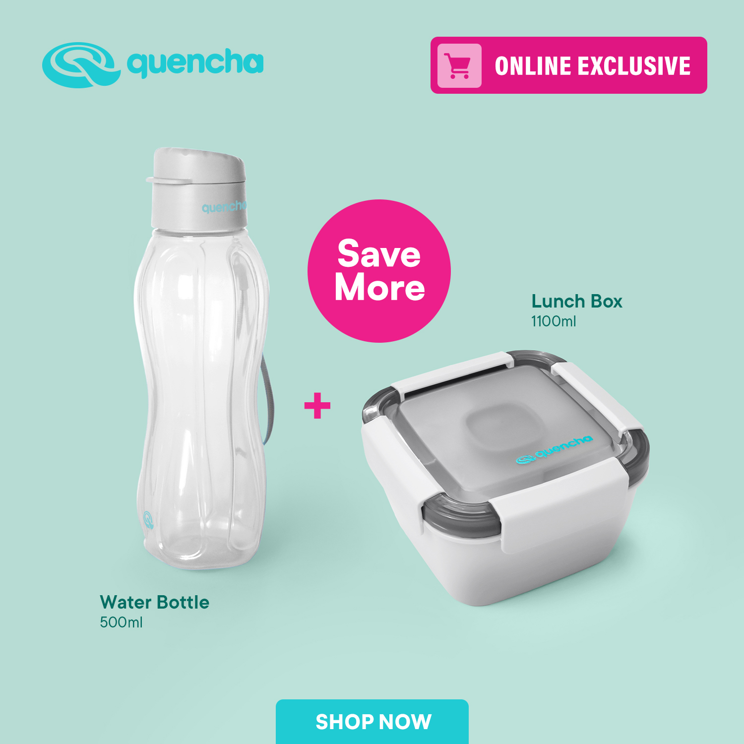QUENCHA 17oz & 37oz Flip Cap Plastic Water Bottle | Lazada PH