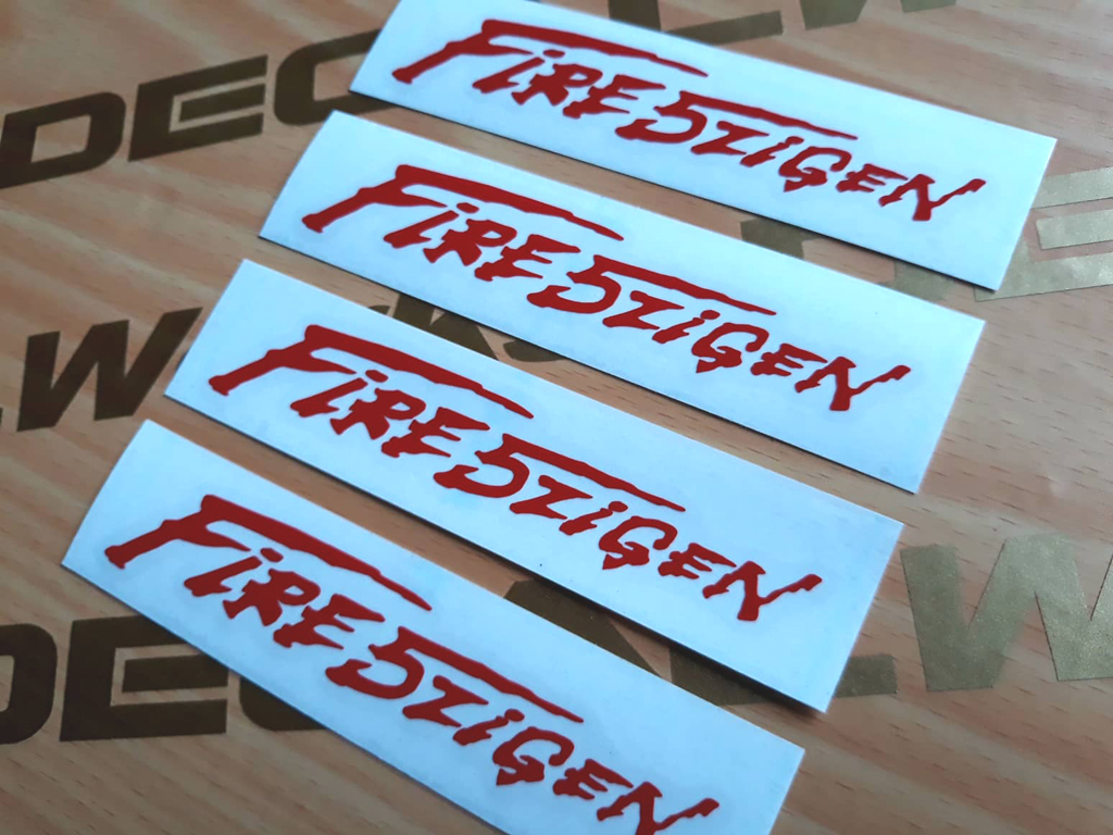 5zigen Fire5zigen CUSTOM-MADE Wheel Replacement Decal Sticker | Lazada PH