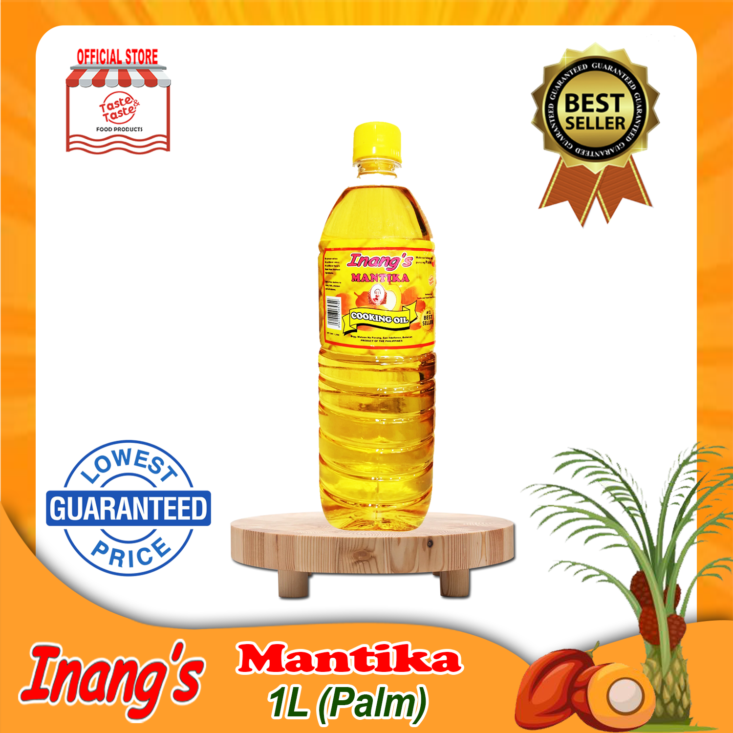 INANG'S MANTIKA 1LITER (PALM OIL) | Lazada PH