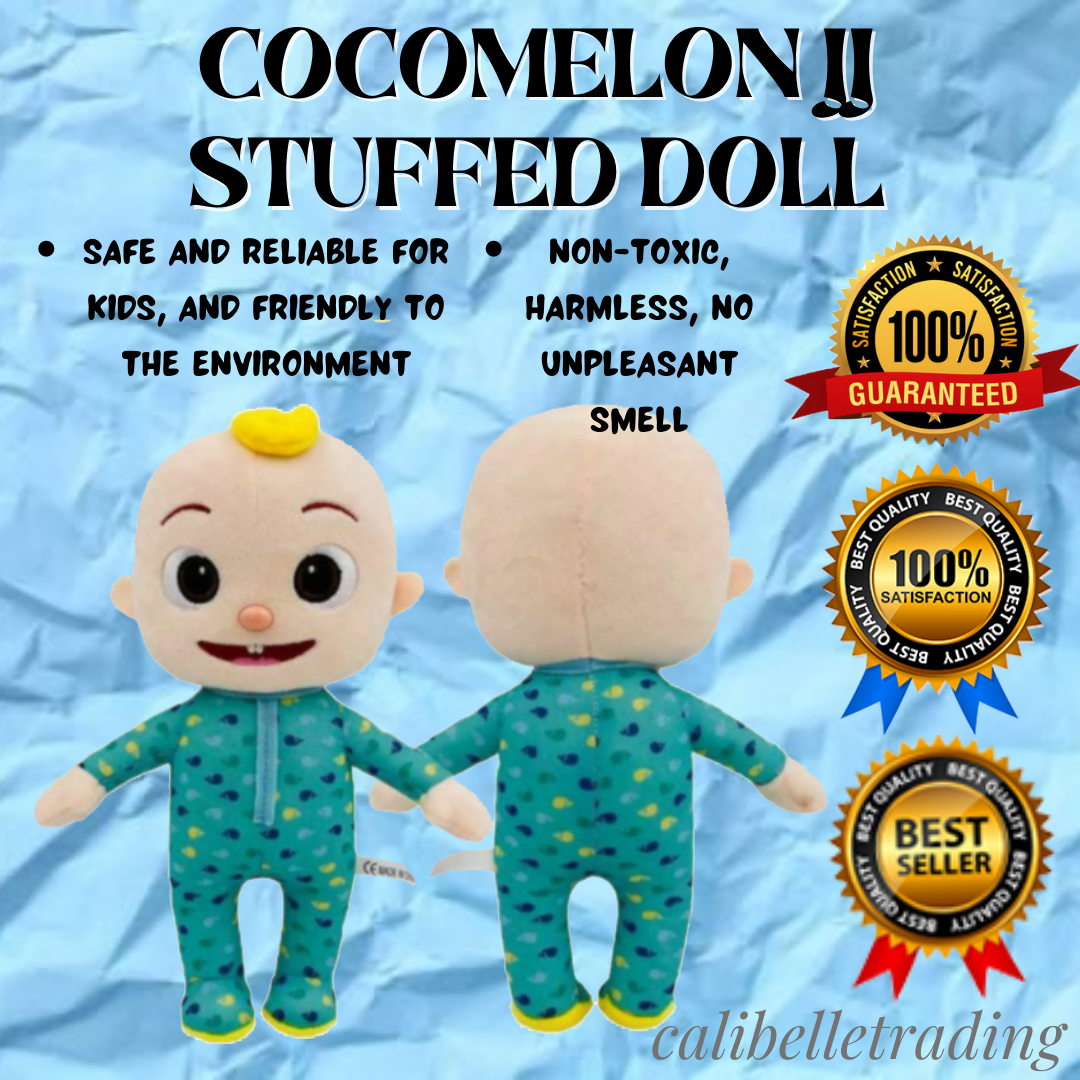 Cocomelon JJ Stuffed Doll JJ Stuffed Doll Plush Toy Cocomelon JJ ...