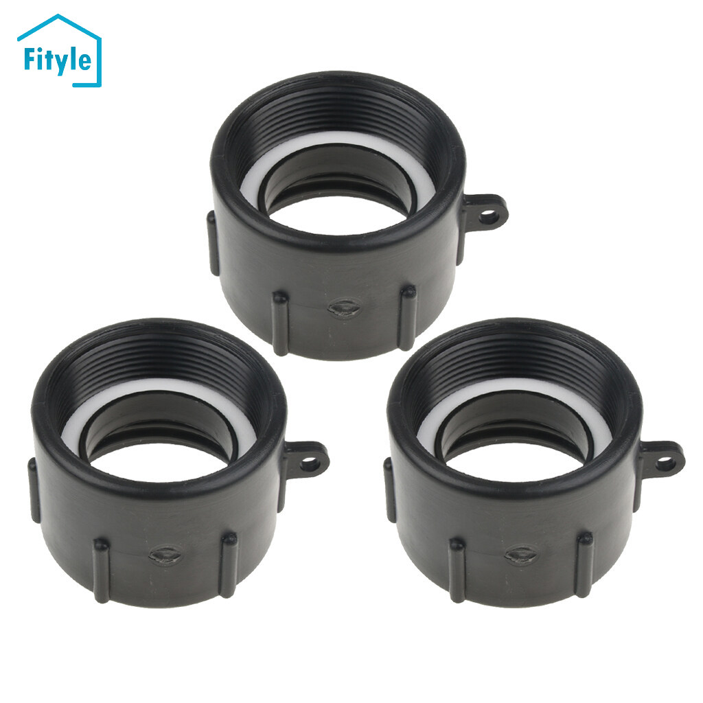 Fityle 3Pcs IBC Water Tote Tank Adapter Hose Cap for PVC,PPR DN40 DN50 ...
