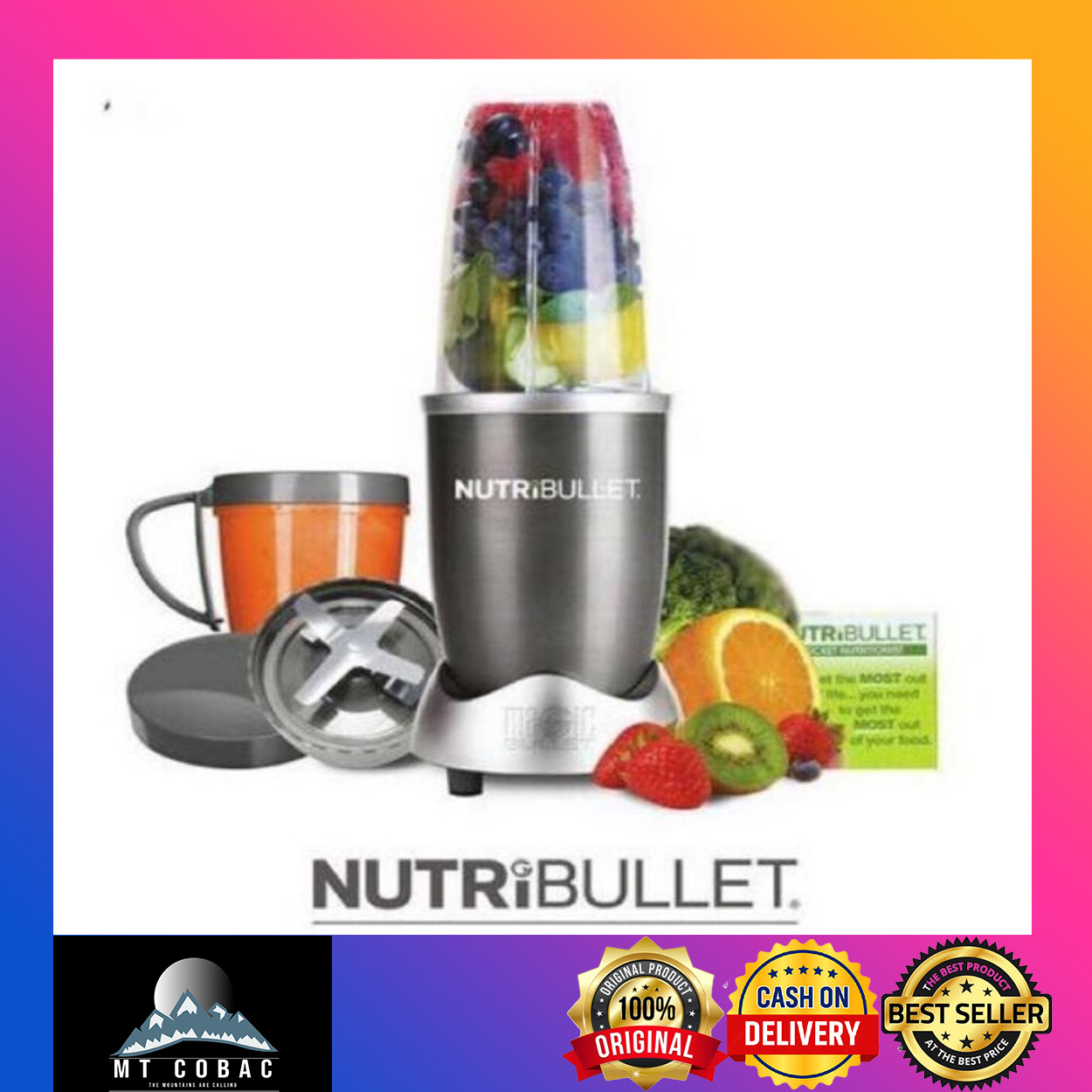 Magic.bullet 600 watts nutri.bullet blender | Lazada PH