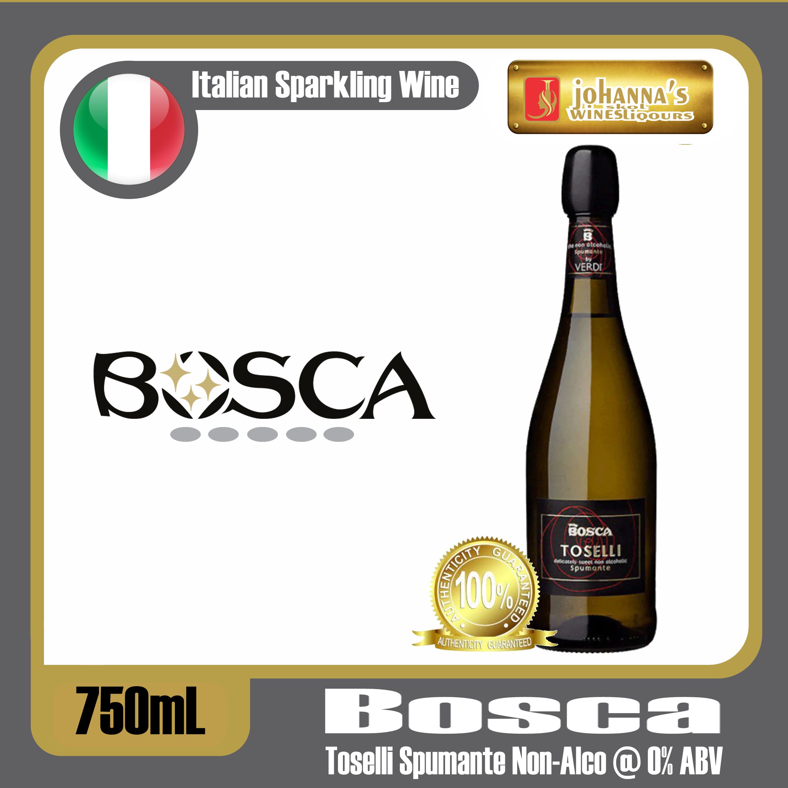 Bosca Toselli Spumante Non-Alco 750ml | Lazada PH
