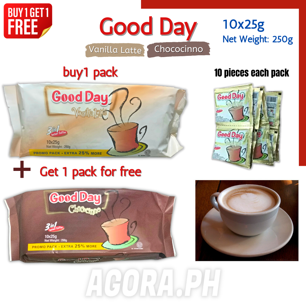 Buy1 Take1 Good Day 3 in 1 Instant Coffee 250g 10 Sachet per Pack ...