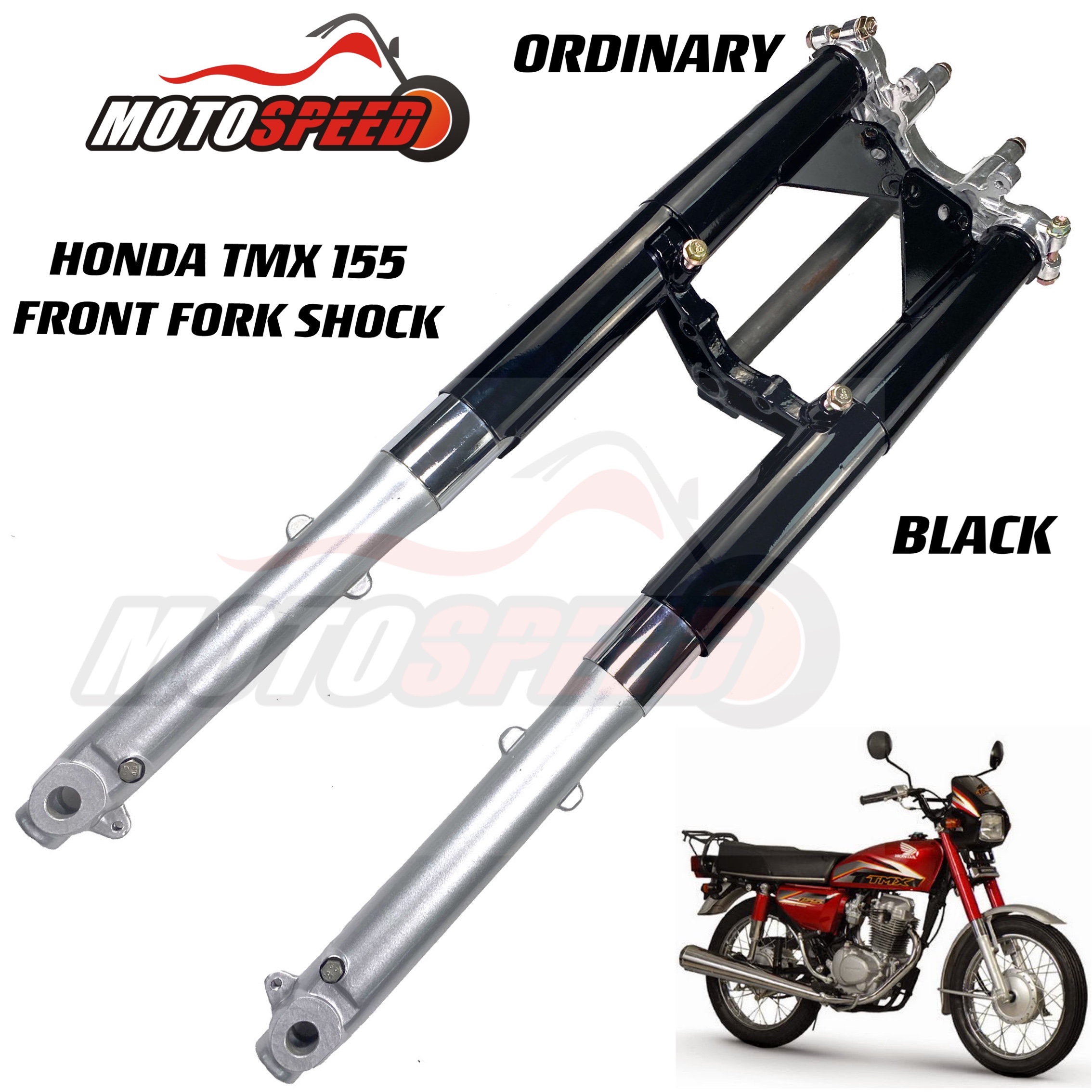 1 SET Honda TMX 155 front shock assembly with T Post assy Motorcycle ...