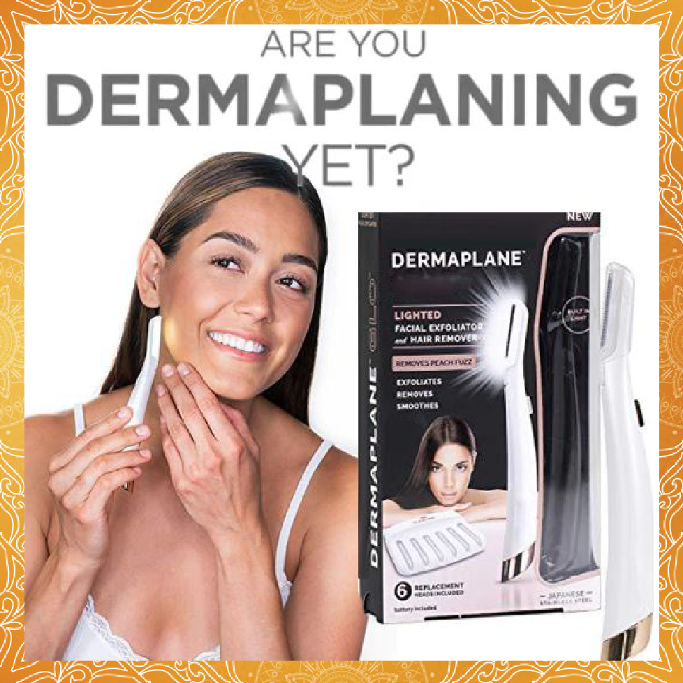 Finishing Touch Flawless Dermaplane Glo Lighted Facial Exfoliator ...