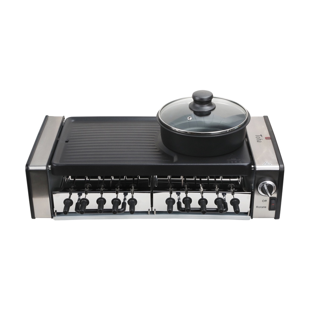 Electric Barbecue BBQ grill Above Grill Toha Multi-purpose 10 skewers ...