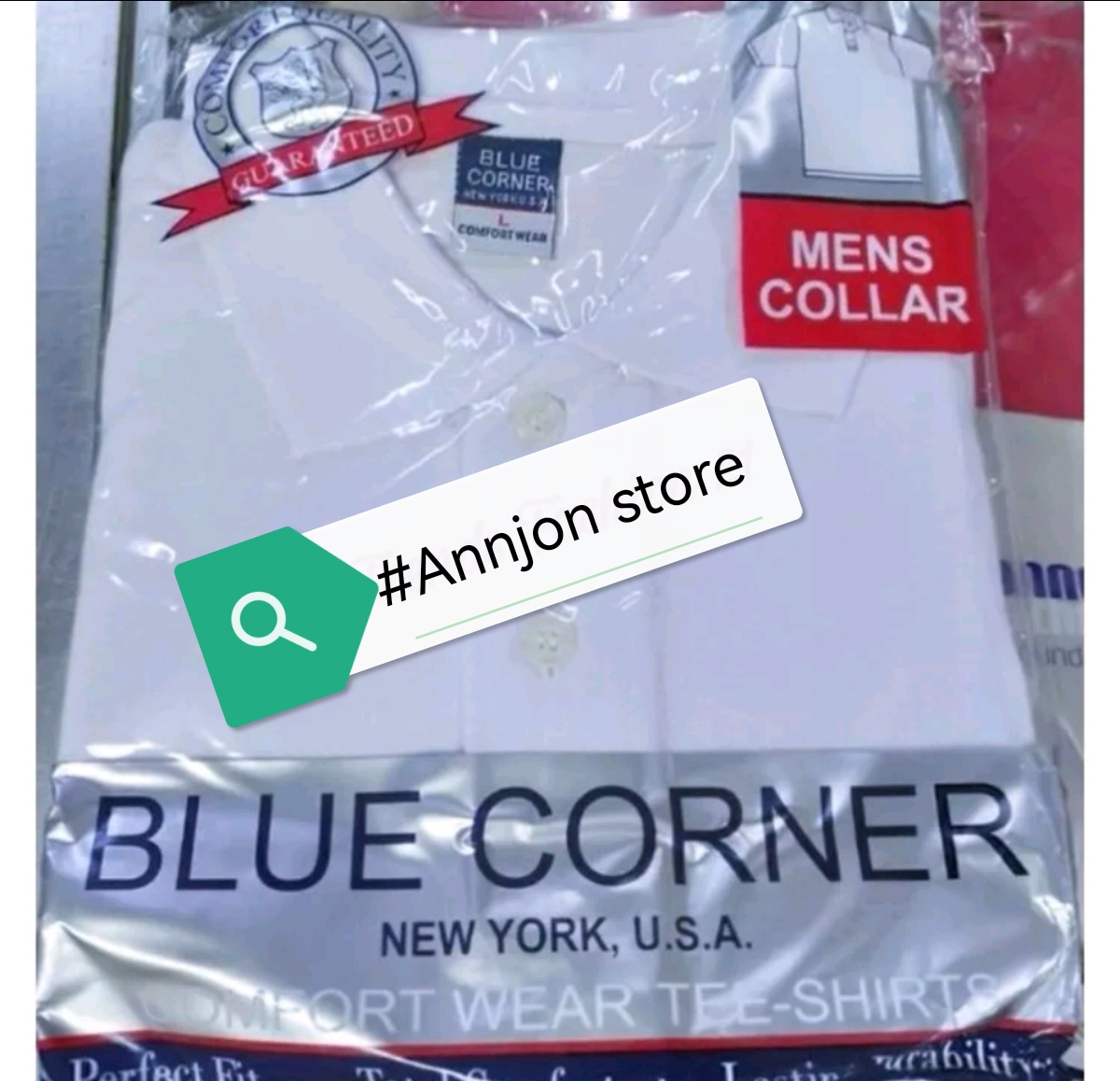 Blue corner polo shirts plain white unisex | Lazada PH