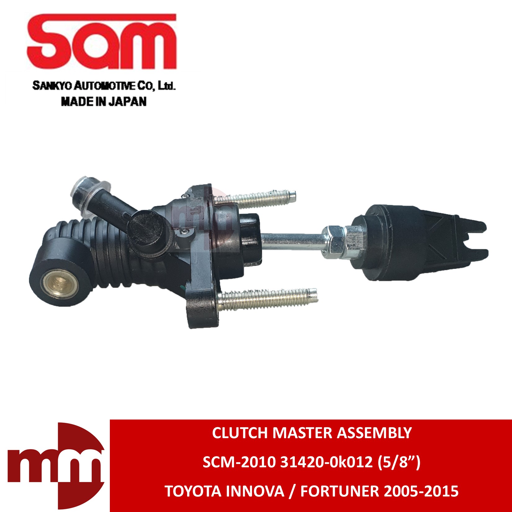 SAM JAPAN Clutch Master Assembly for TOYOTA INNOVA / FORTUNER 2005-2015 ...