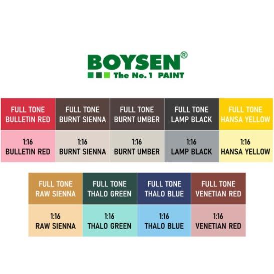 Boysen LATEX COLORS Acrylic based tinting paints for LATEX PAINTS for ...