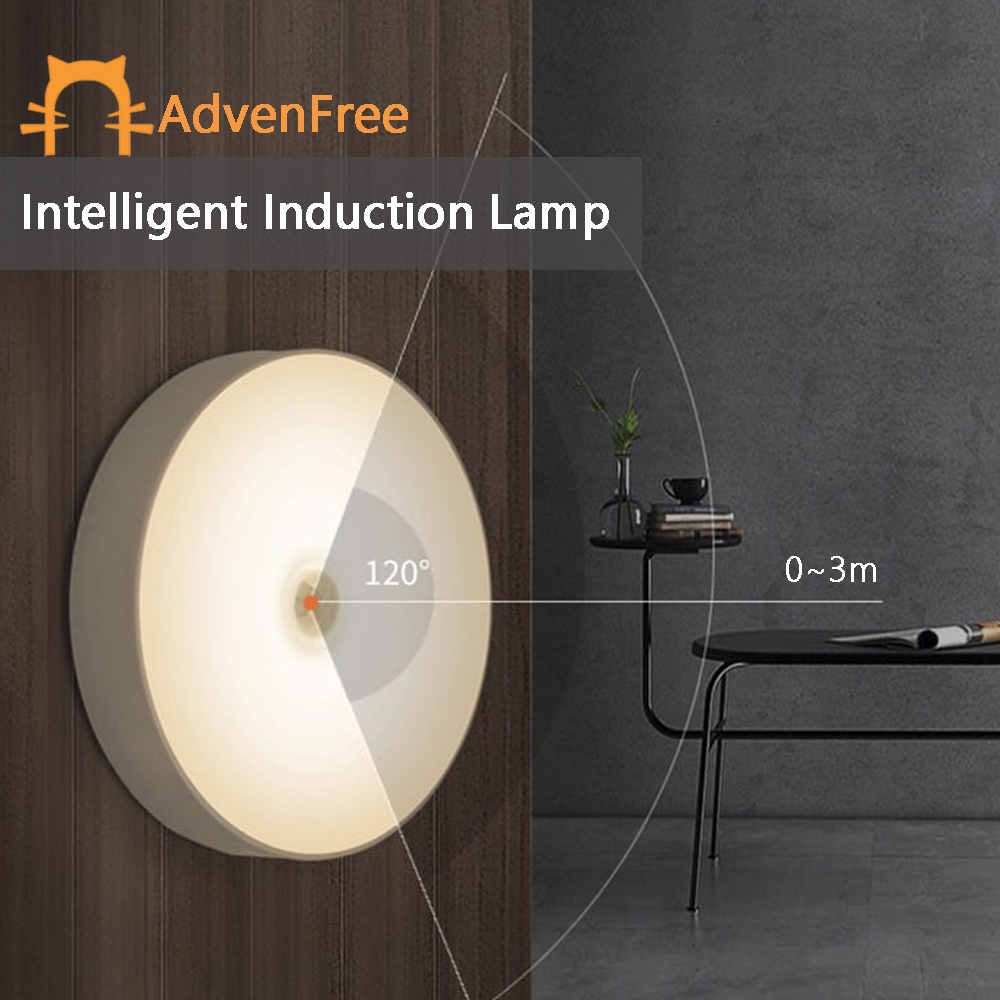 led human body induction night light smart home charging wardrobe aisle ...