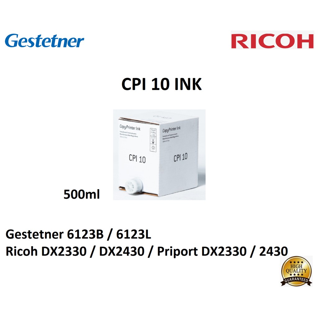 epson printer 3 in 1 CPI10 Copy Printer ink for Ricoh and Gestetner CPI 10 CPI-10 | Lazada PH