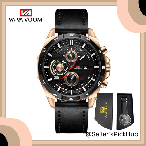 RACING CAR LEATHER WRIST WATCH | VA VA VOOM VA-216 | Lazada PH
